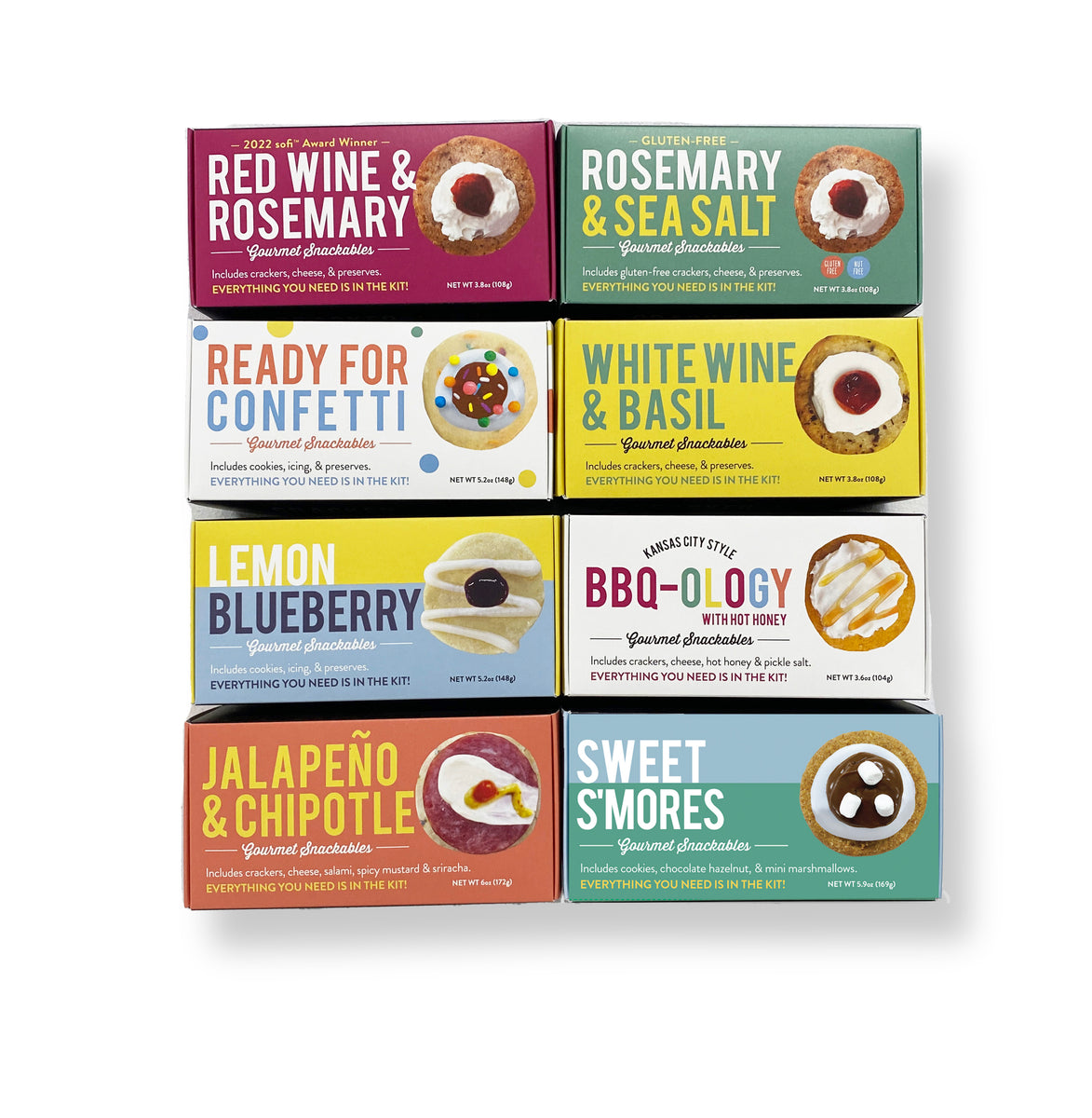 Crackerology Gourmet Mini Snackable Kit Collection